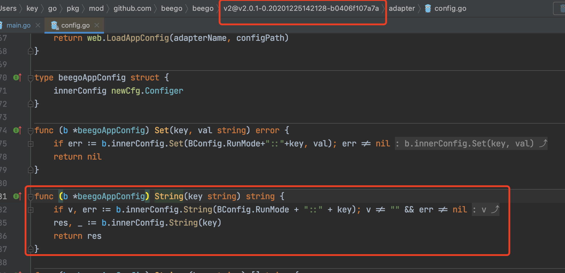 beego.AppConfig.String Multiple-value return · Issue #4393 · beego/beego · GitHub