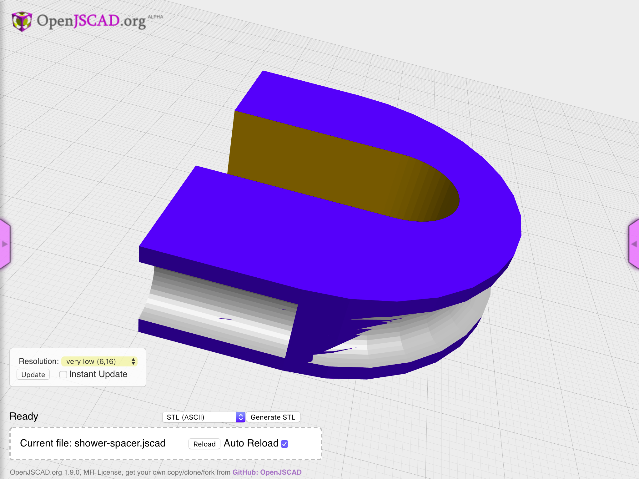 Odd subtract behavior in 1.9.0 · Issue #408 · jscad/OpenJSCAD.org · GitHub