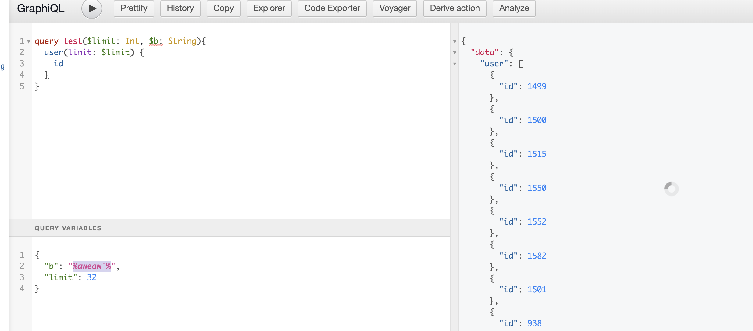 Hasura doesn't respond because of variable · Issue #8169 · hasura/graphql-engine · GitHub