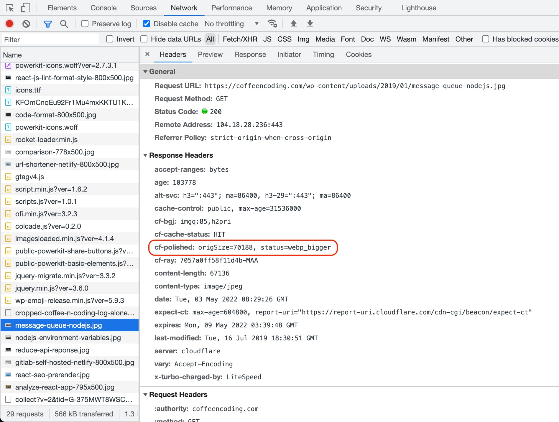 Disable WebP warning when Cloudflare Polish says WebP is bigger · Issue ...
