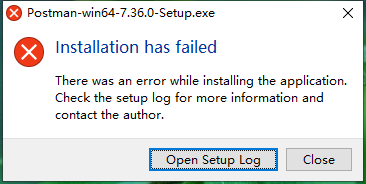 Software installation error · Issue #9366 · postmanlabs/postman-app ...