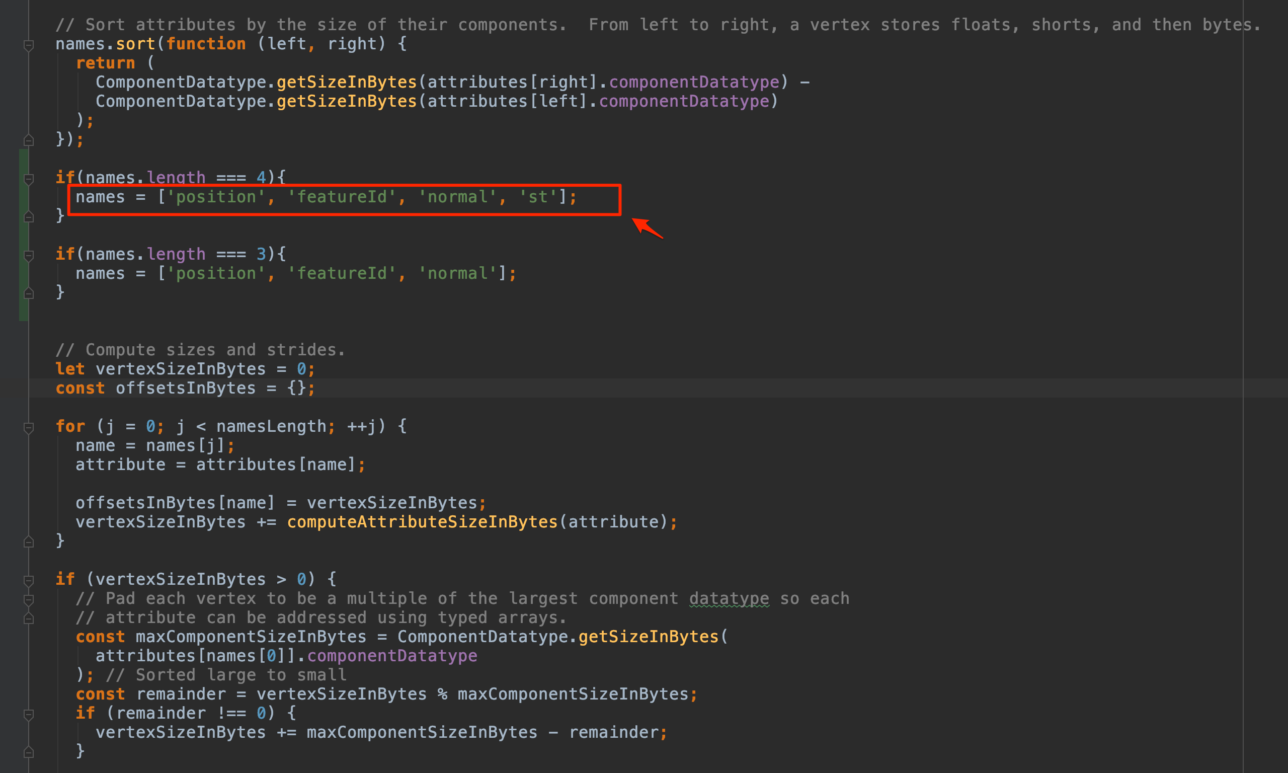 interleaveAttributes seems would misaligned vertex data · Issue #10973 ...