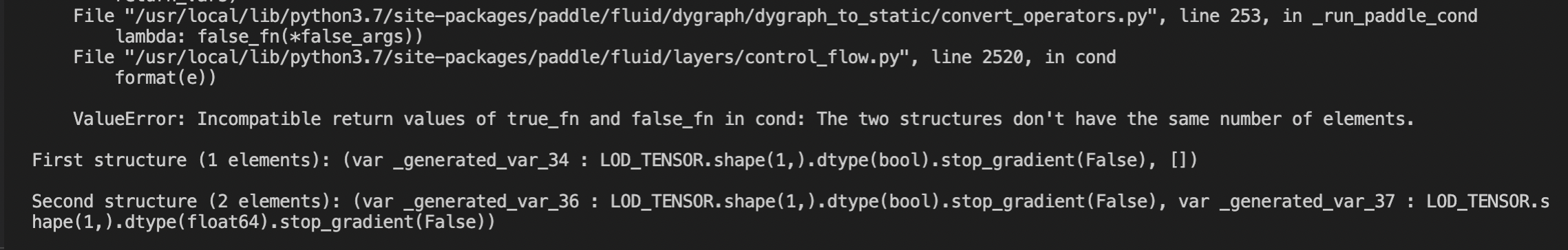 模型动转静报错，打印shape正常、有值，但报错说shape为[0] · Issue #42796 · PaddlePaddle/Paddle ...