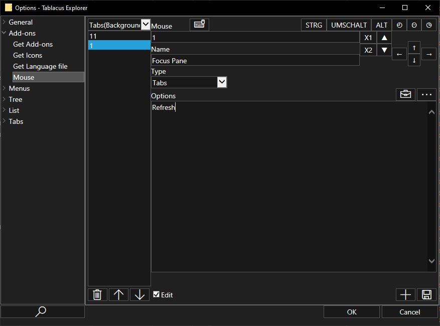 Focus Pane by clicking on Tab Background · Issue #529 · tablacus/TablacusExplorer · GitHub