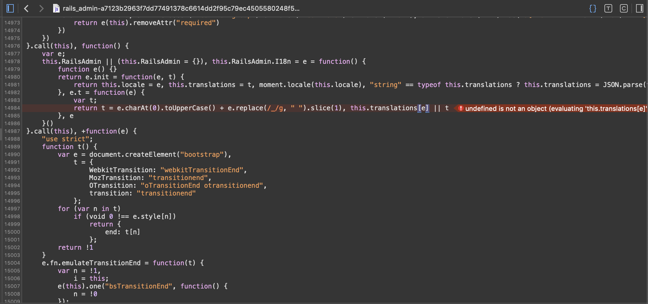 Bug: Clicking on items in "Add filter" menu doesn't work · Issue #3152 · railsadminteam/rails ...