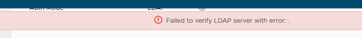 LDAP error message incomplete · Issue #5101 · goharbor/harbor · GitHub
