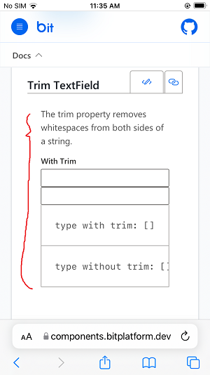 Style Issue In The `bittextfield` Demo Page On Small Screens · Issue 3256 · Bitfoundation 