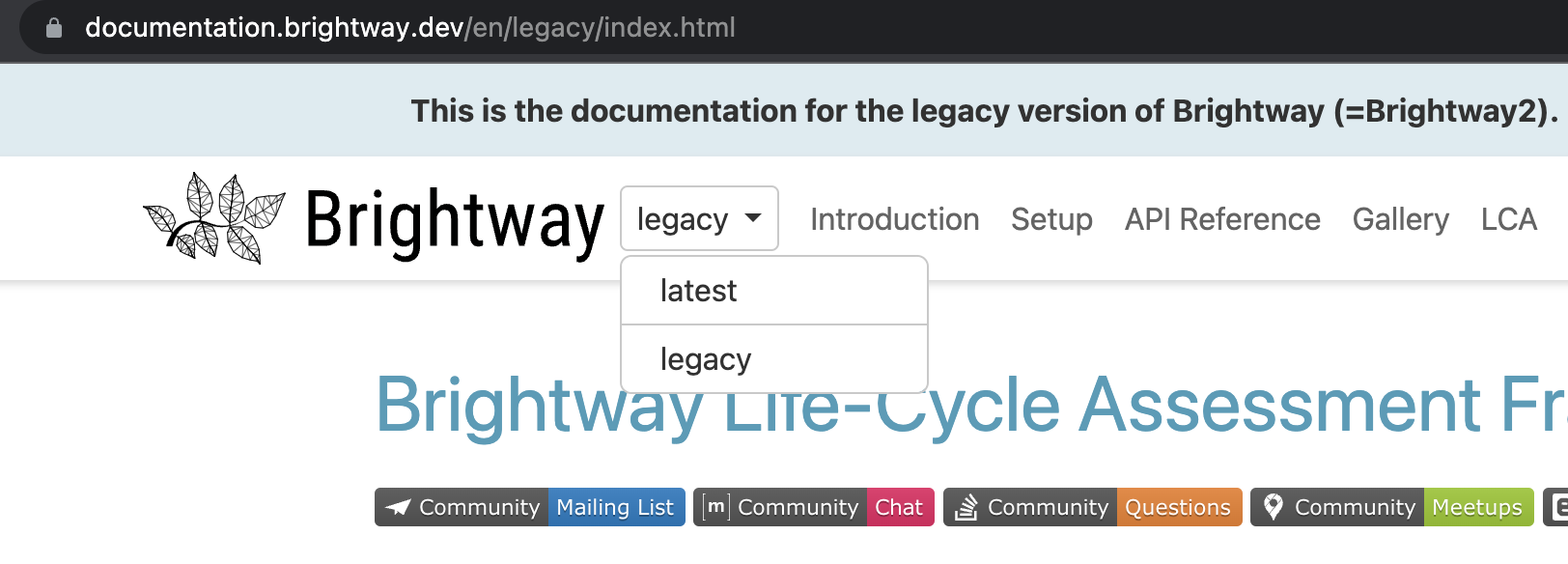 Versioned `readthedocs.org` Documentation · Issue #60 · brightway-lca/brightway-documentation ...