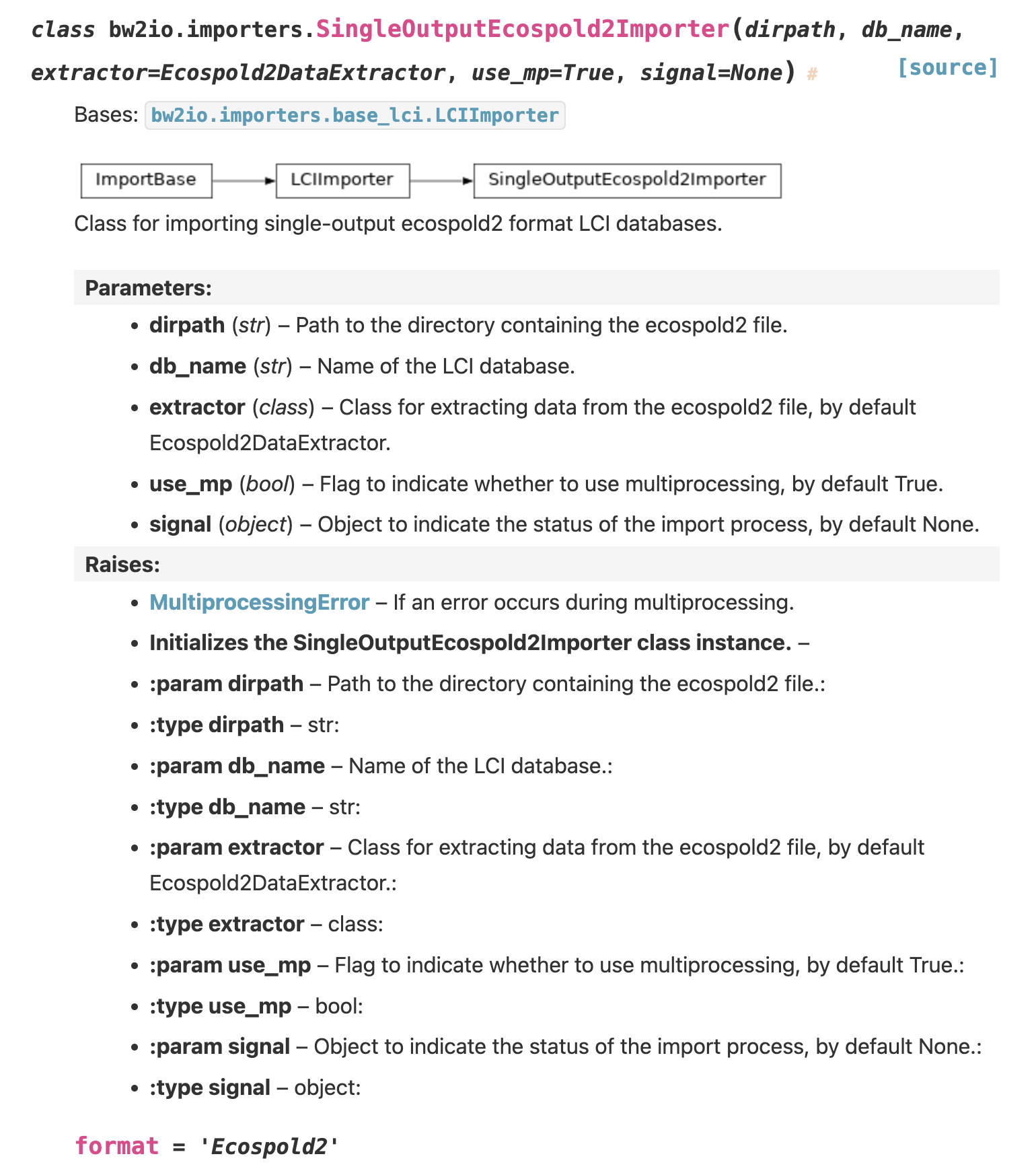 Docstrings in __init__ of class does not render correctly in Sphinx ...