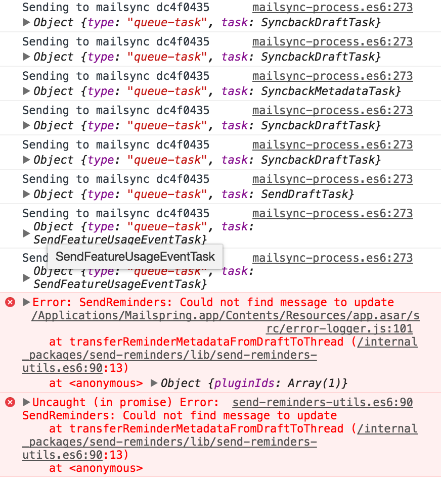 Sending an email produces "SendReminders: could not find message" error · Issue #663 ...
