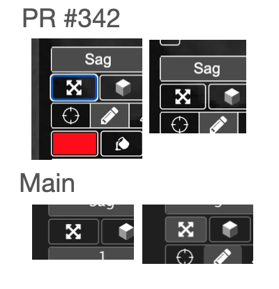 Toolbar icons do not get highlighted (PR #342) · Issue #369 · neuroanatomy/BrainBox · GitHub