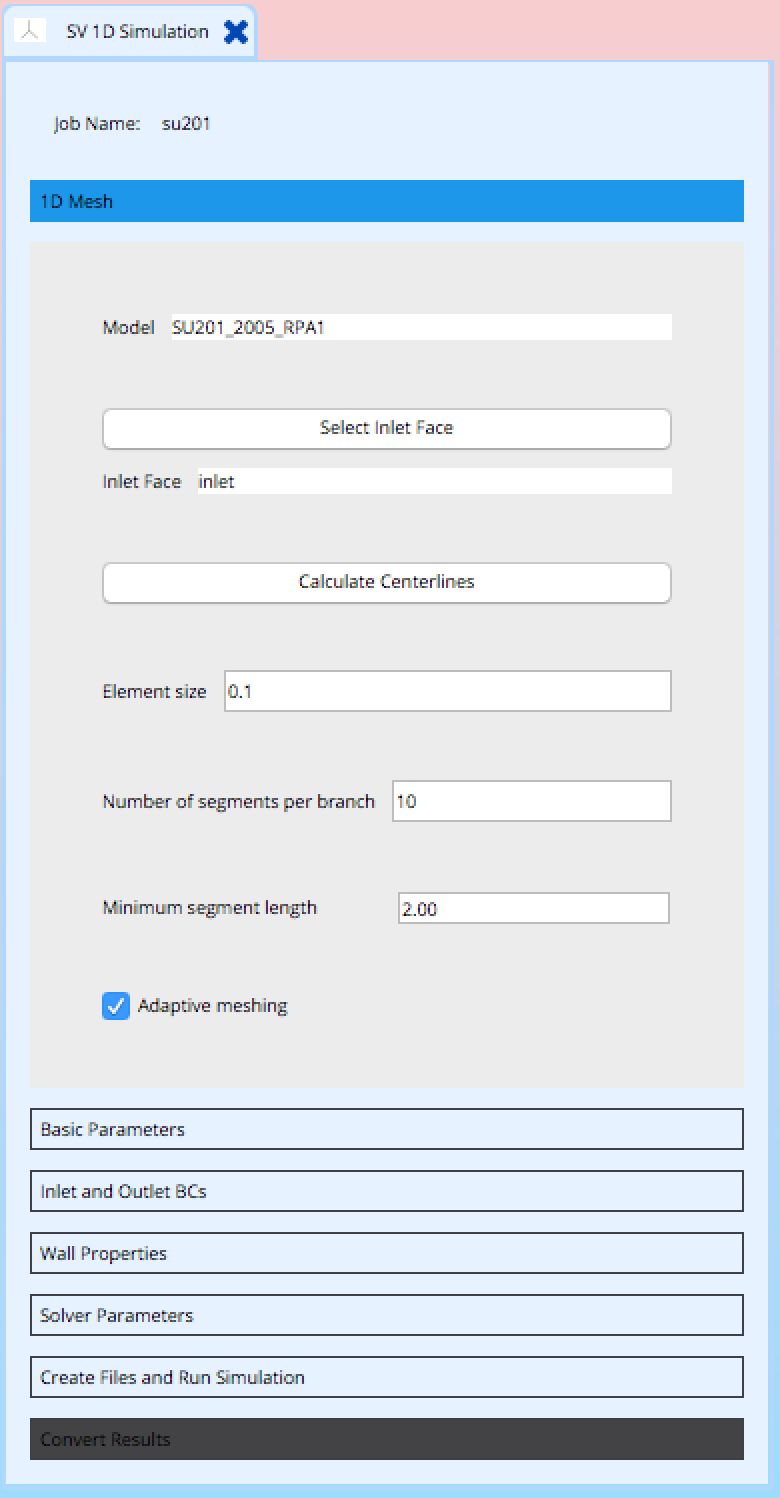 Integrate new 3D-1D pipeline in GUI · Issue #657 · SimVascular/SimVascular · GitHub