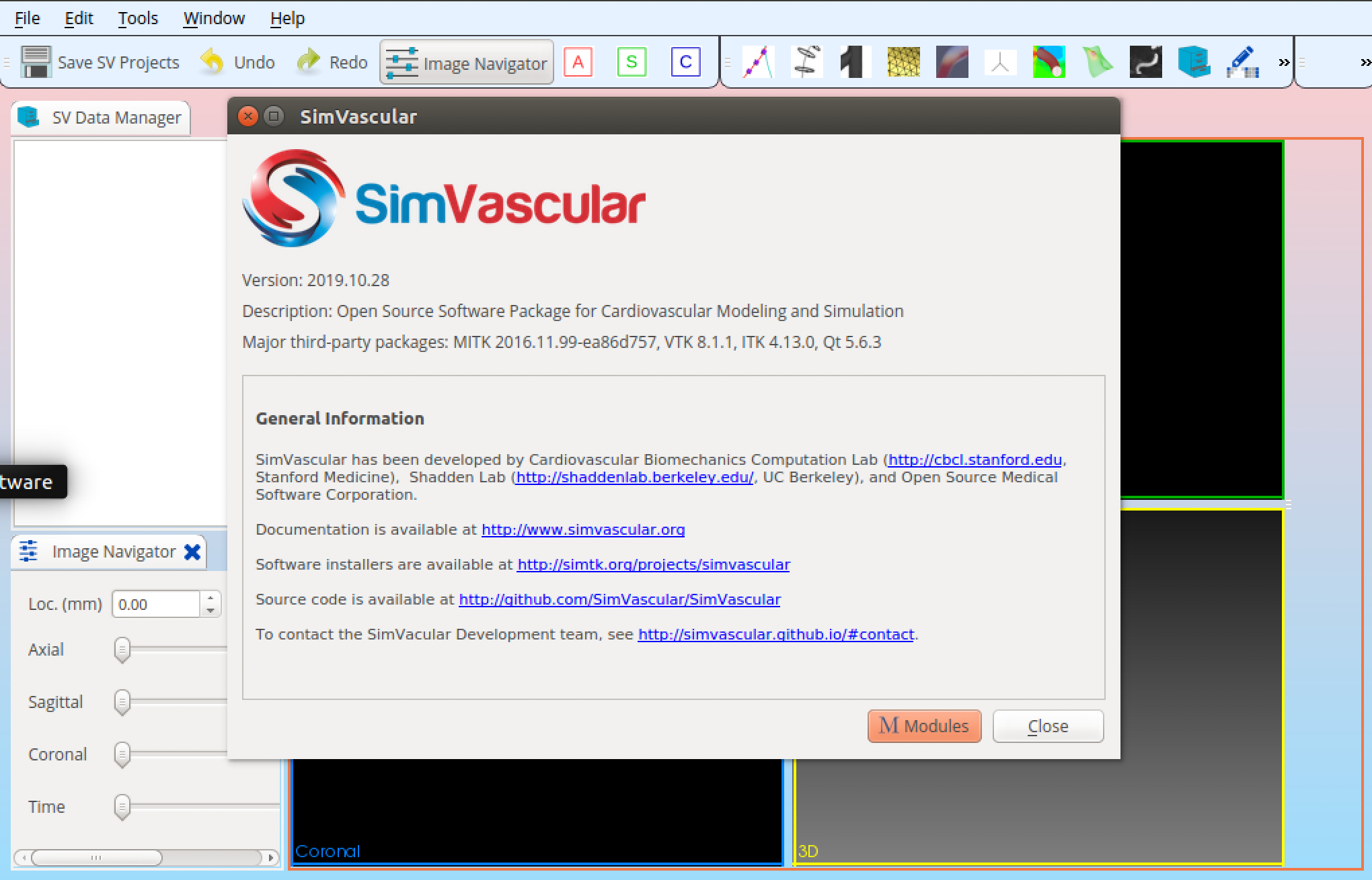 Modules button from the "Help" Screen crashes on MacOS · Issue #575 ...