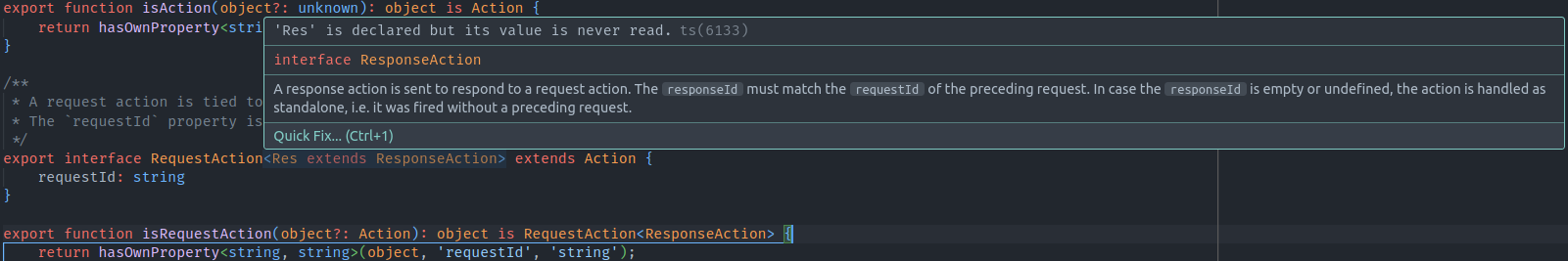 Reconsider generic definiton of `RequestAction` · Issue #378 · eclipse-sprotty/sprotty · GitHub