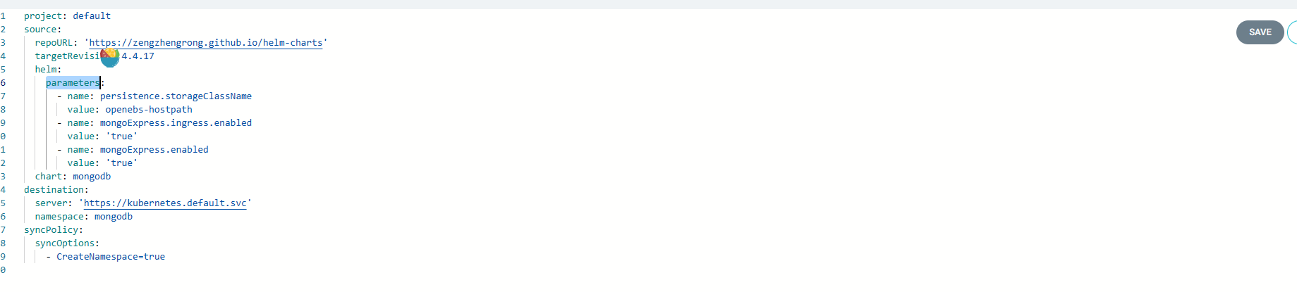 Different order helm parameters make save error · Issue #11407 · argoproj/argo-cd · GitHub
