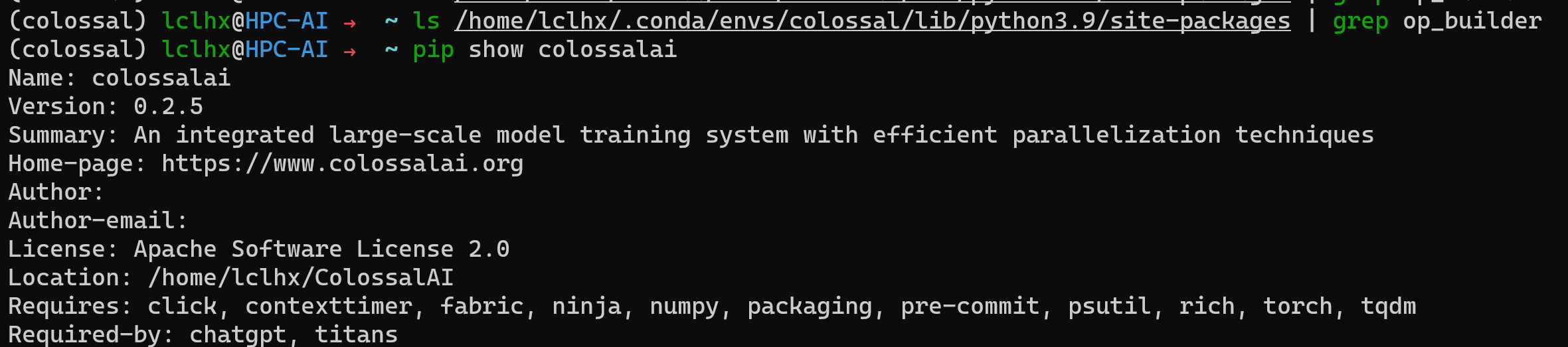 [BUG]: Conflict with Deepspeed and colossalAI for fused adam · Issue #2874 · hpcaitech ...