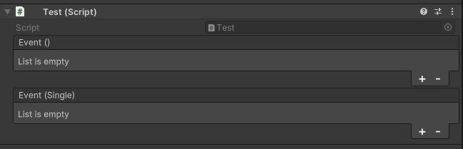 UnityEvent don't show their field name in inspector · Issue #135 · codewriter-packages/Tri ...