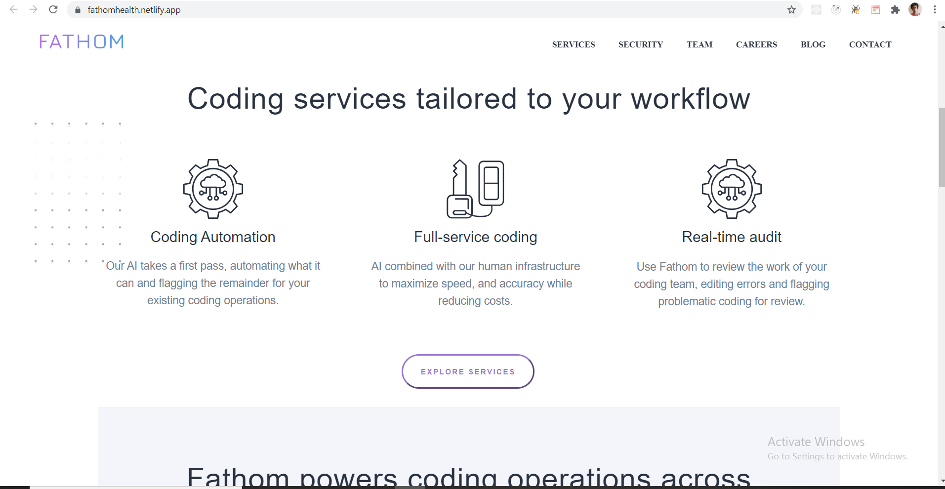 GitHub - vedascript/fathomhealth-clone
