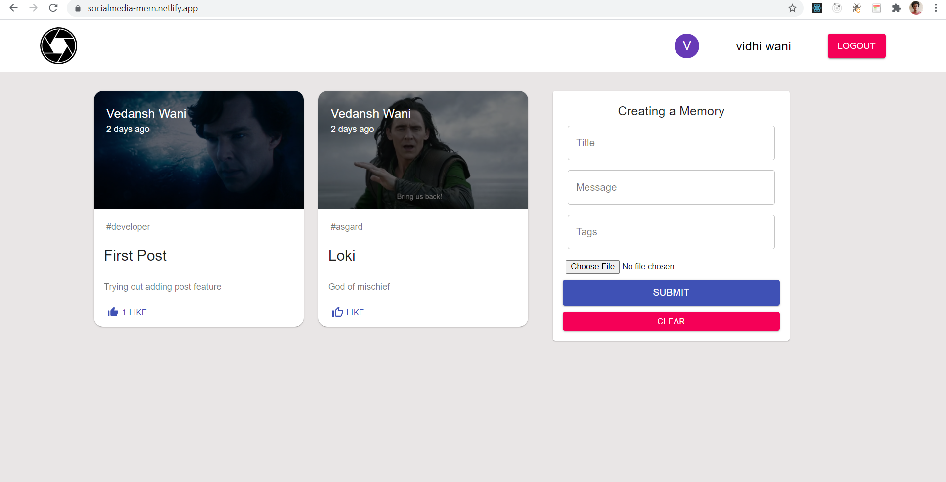 GitHub - vedascript/socialMedia-Mern