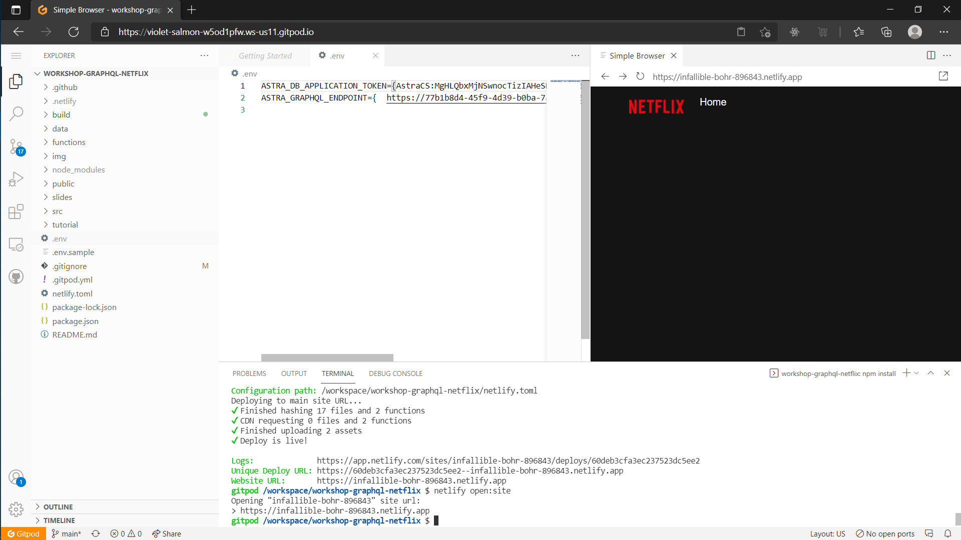 Netflix Clone_Rahul Tanna · Issue #239 · datastaxdevs/workshop-graphql ...