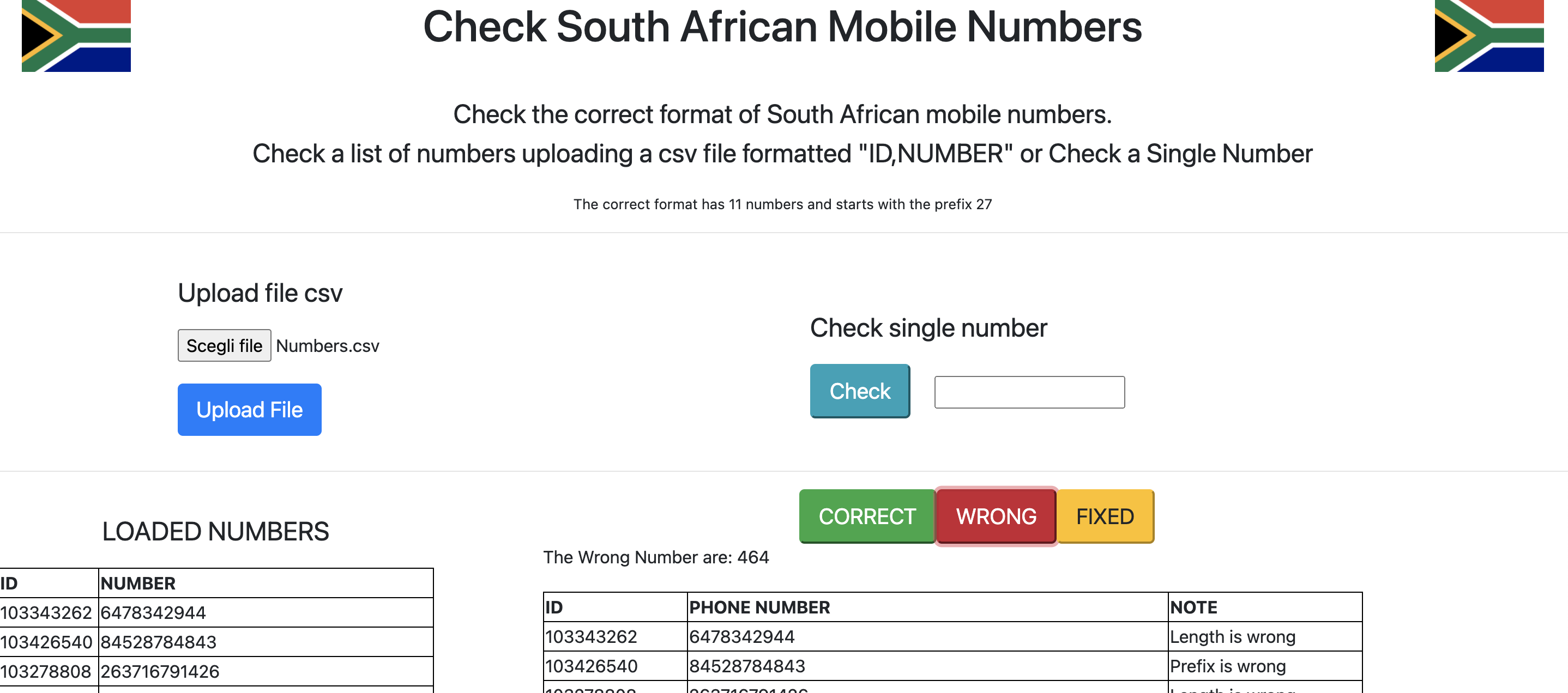 GitHub - Gaberiele/angular2-springboot-checkSouthAfricanNumbers: Check Correct Format of South ...
