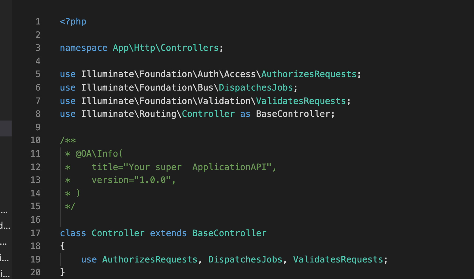 [QUESTION] Required @OA\Info() not found · Issue #251 · DarkaOnLine/L5 ...