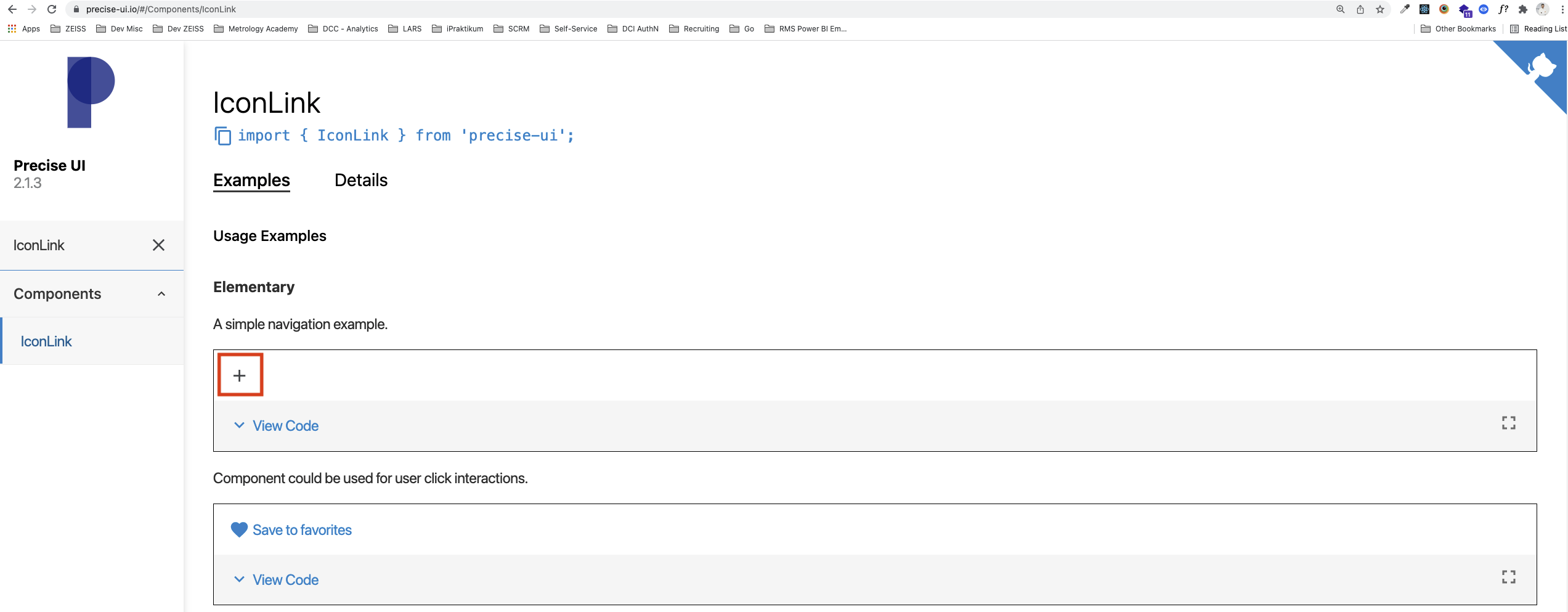 IconLink without label is not coloured as an active action (i.e. ui0) · Issue #357 · ZEISS ...