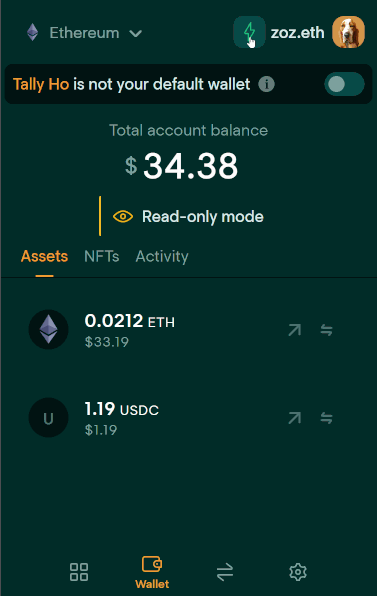 Improvements in Dapp connection info animations · Issue #2524 · tahowallet/extension · GitHub