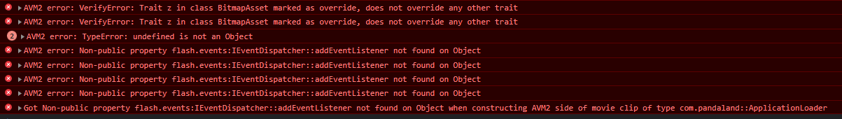 AVM2: Player shows only whitescreen, no errors · Issue #8007 · ruffle ...