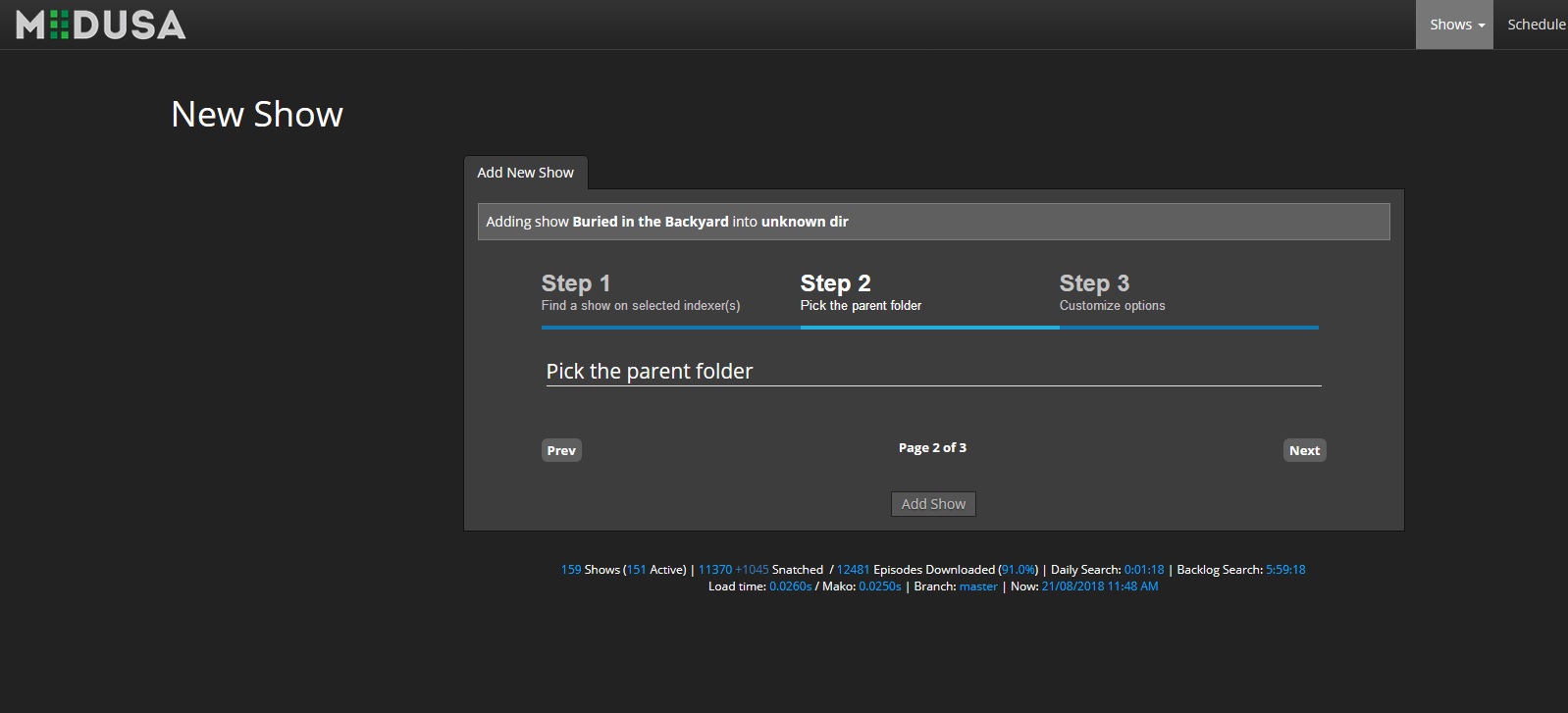 Firefox Android cannot add new shows, cannot detect folder path · Issue #4907 · pymedusa/Medusa ...