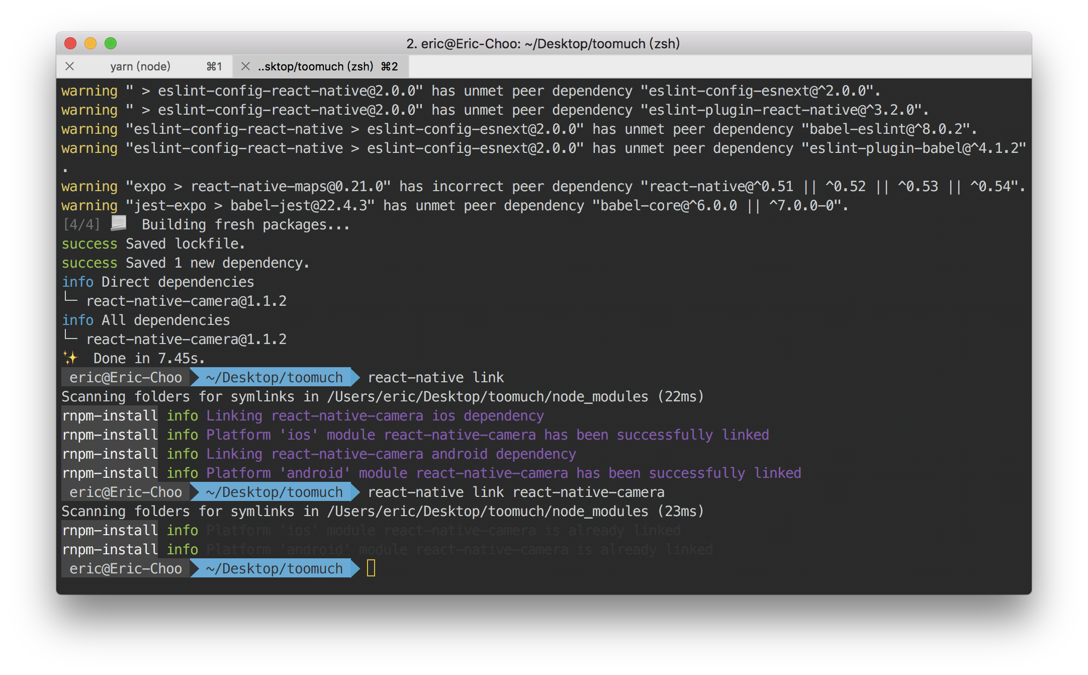 Undefinde Is Not An Object Error After Its Been Linked · Issue 1545 · React Native Camera