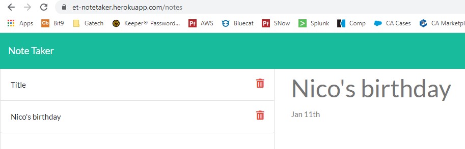 GitHub - ernestotham/ET-NoteTaker: Note taker application build in Express.js