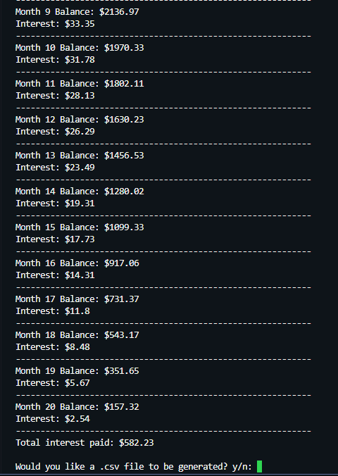 GitHub - DavidR2134/InterestCalculator: A simple credit card interest calculator