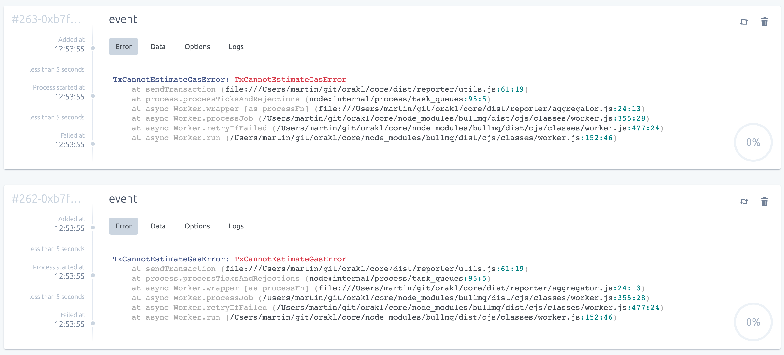Investigate `TxCannotEstimateGasError` on aggregator submission · Issue ...