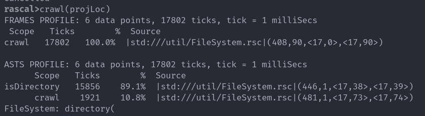 Getasts Function Taking Excessively Long To Complete Due To `project` Scheme Implementation