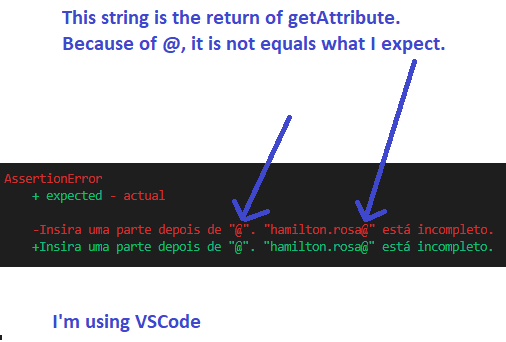 Font family in at symbol (@) when using getAttribute · Issue #6861 ...
