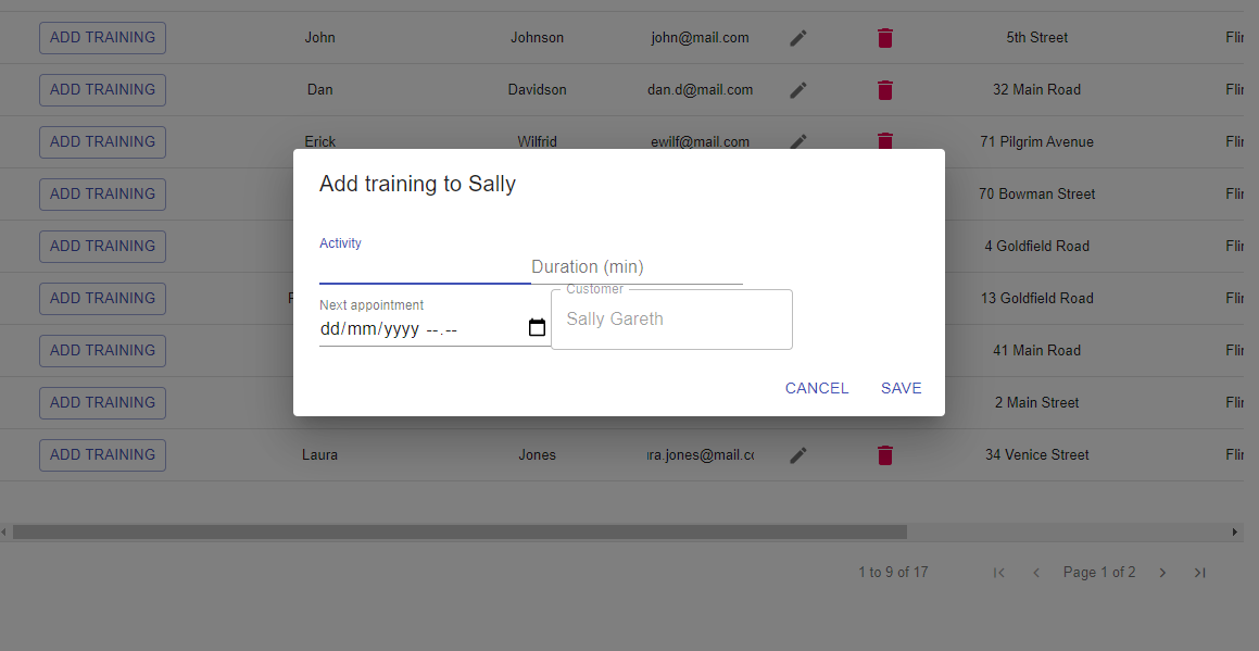 GitHub - komukal/react-personal-trainer: Personal trainer application ...
