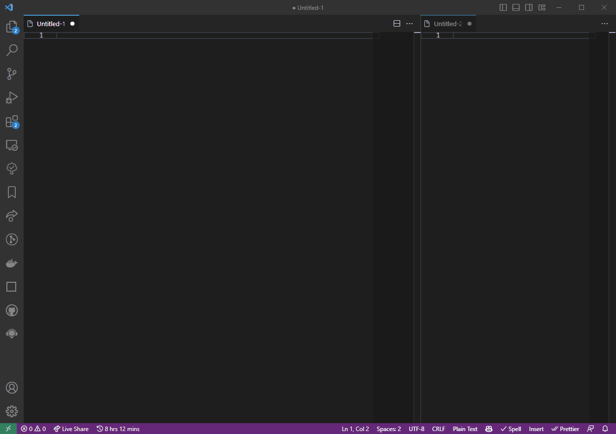 New editor group split sizing feature misbehaving · Issue #187431 · microsoft/vscode · GitHub