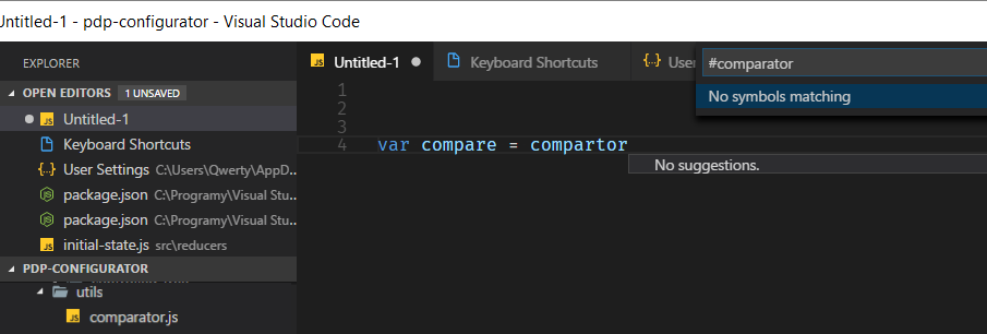 Symbol not recognized in the workspace affecting autoimport · Issue ...