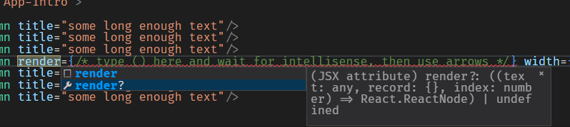 Wrong intellisense popup travels with cursor · Issue #25266 · microsoft/TypeScript · GitHub