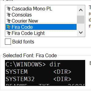 Ligatures not working with Fira Code Light in console · Issue #941 · tonsky/FiraCode · GitHub
