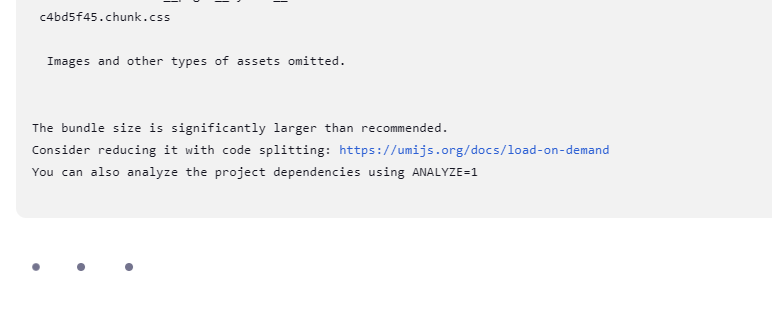 [问题] umi build 执行后没有正常退出，导致 CI/CD 后续步骤执行不了 · Issue #10531 · umijs/umi · GitHub