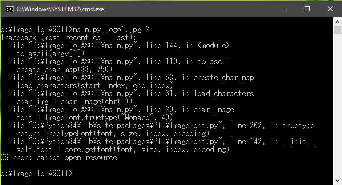Error · Issue #2 · LazoCoder/Image-To-ASCII · GitHub