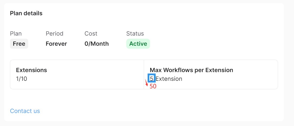 【CEB】How to increasing the Max Workflows per Extension from 5 to 50 · Issue #1515 · AutomaApp ...