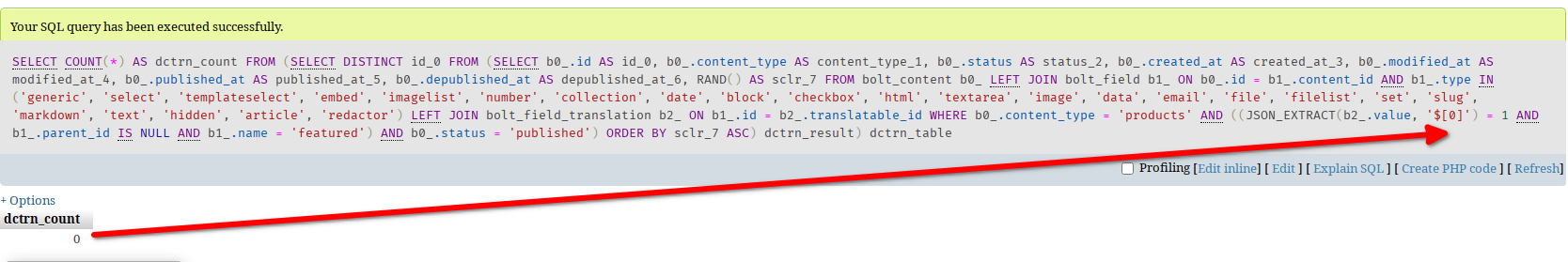 Checkbox field setcontent where clause exception · Issue #2547 · bolt/core · GitHub
