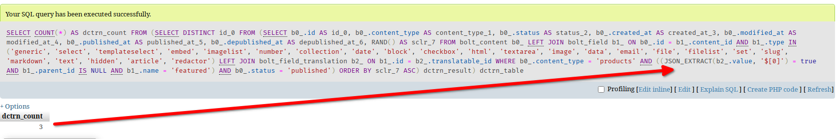 Checkbox field setcontent where clause exception · Issue #2547 · bolt/core · GitHub