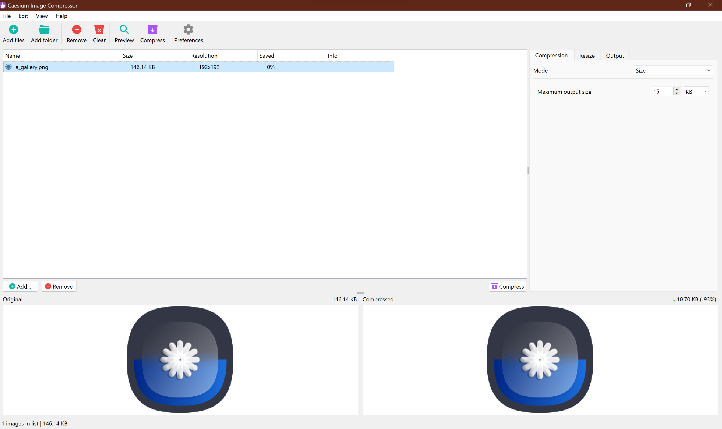 Maximum size in KB option and multiple Folders Compression and delete Files Permanently · Issue ...