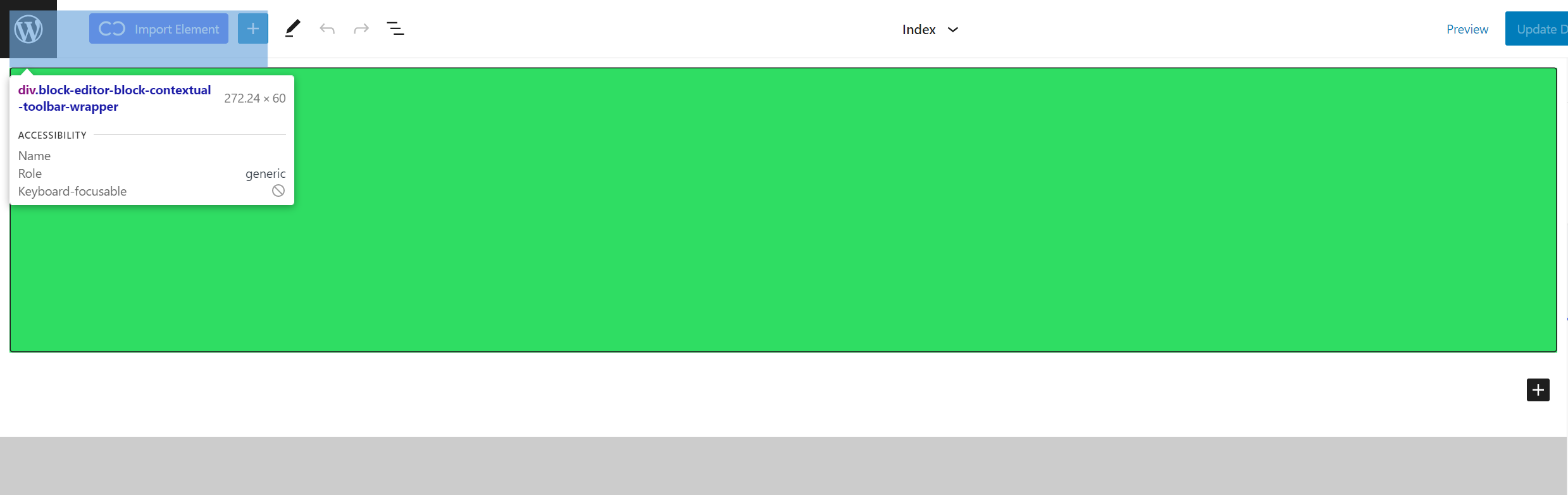 First Bock Toolbar Hidden By Site Header In Fse · Issue 27840 · Wordpressgutenberg · Github