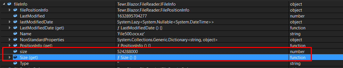 ReadFileInfoAsync() can't read file size properly for large files · Issue #182 · Tewr ...