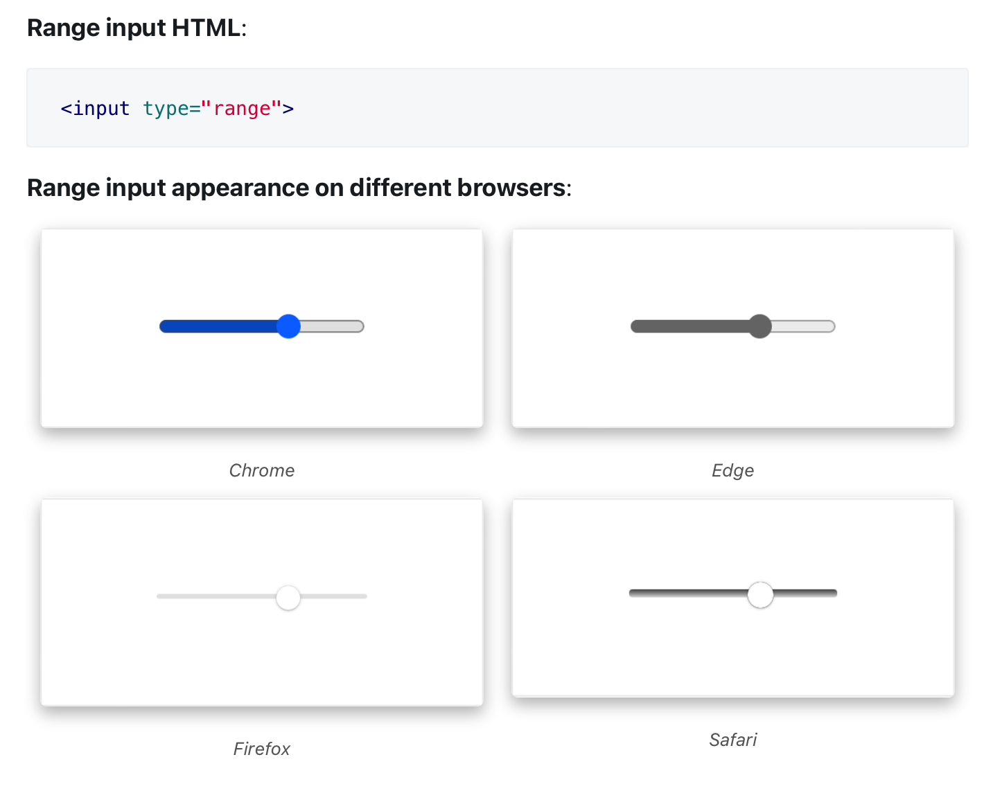Sliders should look consistent in all kinds of web browsers · Issue #4255 · gradio-app/gradio ...